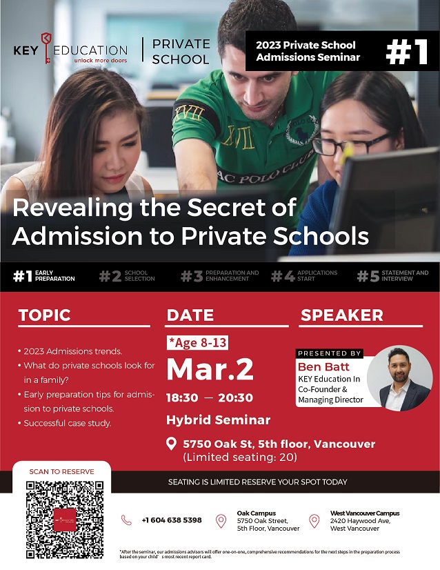 Private School Admissions Webinar Series #1 Revealing the Secret of ...